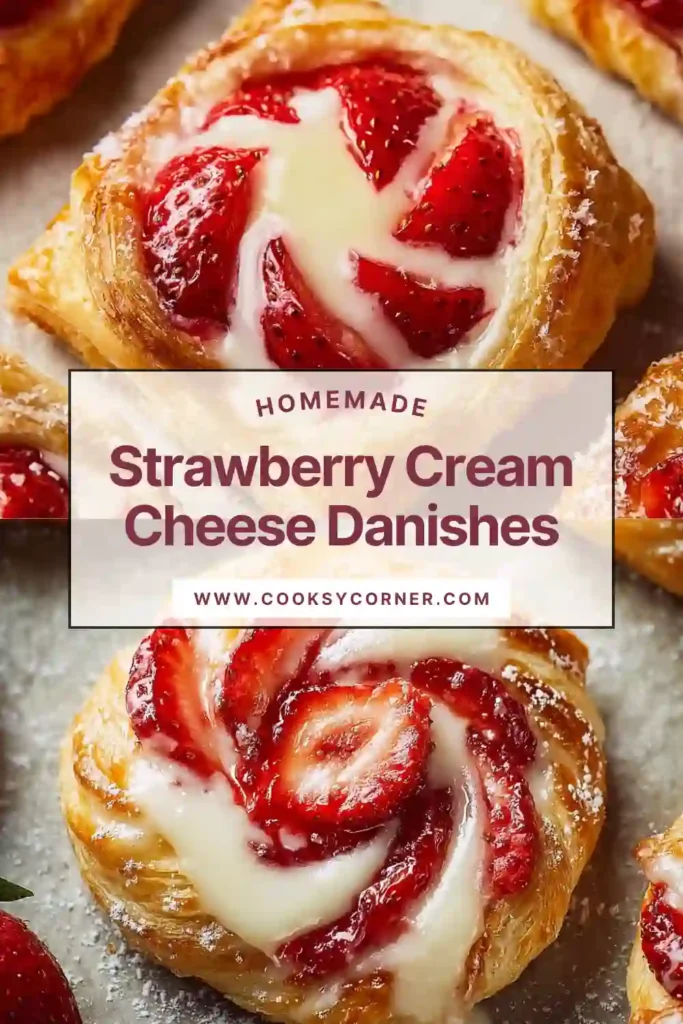 Strawberry Cream Cheese Danishes