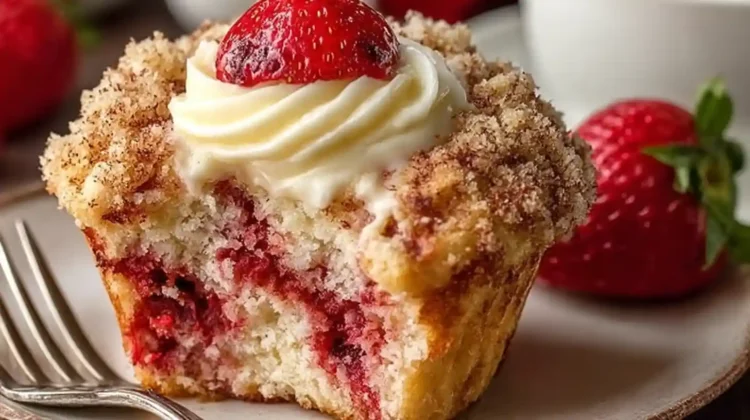 Strawberry Cream Cheese Muffins