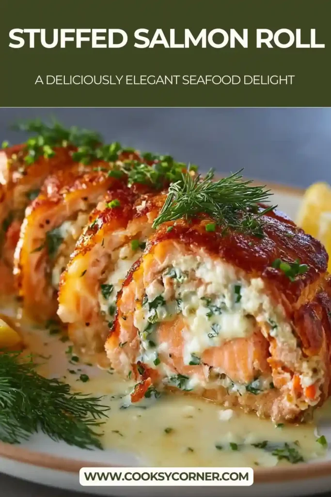 Stuffed Salmon Roll – A Deliciously Elegant Seafood Delight